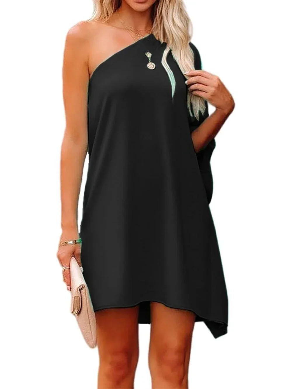 Dresses | Womens Short Wedding Guest One Shoulder Dresses Formal ...